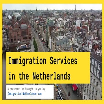 Immigration Services in the Netherlands | PDF