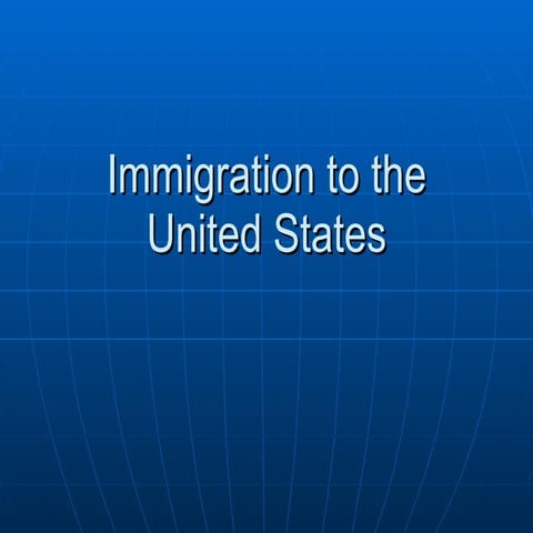 Immigration to US Ellis Island | PPT