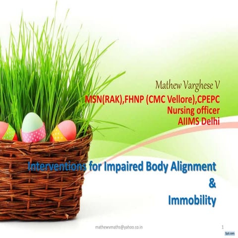 Mobility and immobility | PPTX