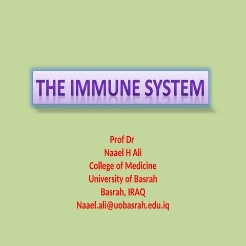 immune-system. short lecture overview ppt | PPT