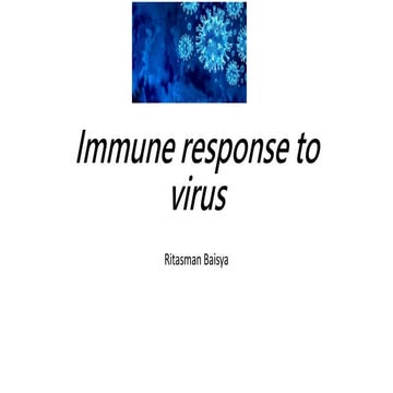 Immune response to virus - an interstesting ppt | PPT