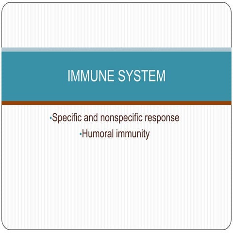 Immune system | PPT