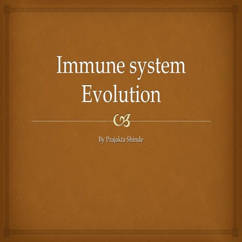 Immune system evolution new | PPT