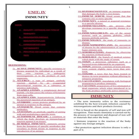 Immunity | PDF