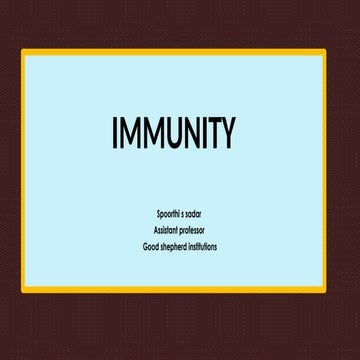 immunity types- by spoorthi s sadar .pptx