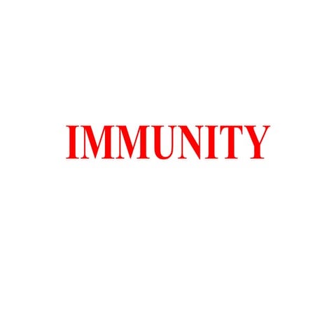 Immunity | PPTX