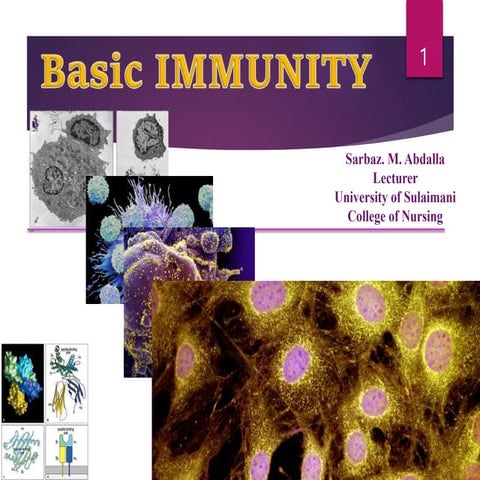 Basic of Immunology and Immunity | PPT