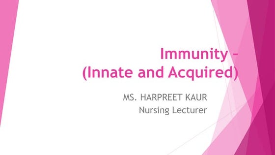 Types of immunity | PPT