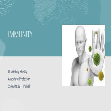 Immunity it's Classification .pptx by Dr Akshay Shetty | PPTX