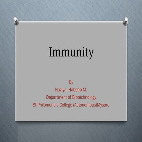 Immunity and types of immunity with examples pptx | PPTX