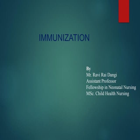 Immunization | PPTX