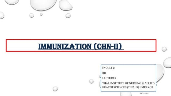 Expanded Program On Immunization Pptx