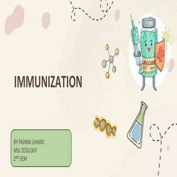 Immunization Slide share presentation | PPTX