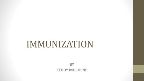 Expanded program on Immunization | PPTX
