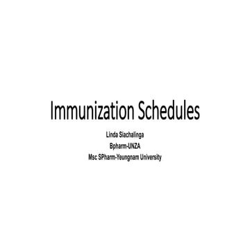 Expanded program on Immunization | PPTX