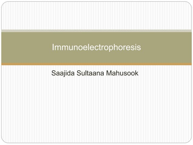 Ouchterlony double diffusion and Radial immunodifusion | PPTX