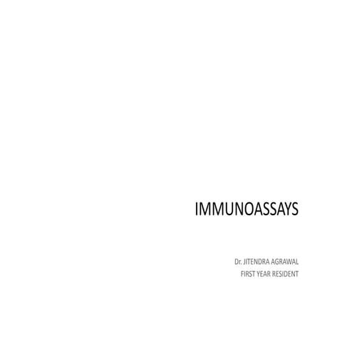 Immunoassay | PPTX