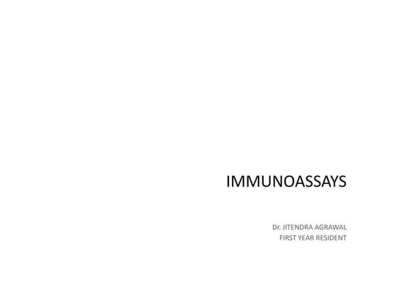 Immunoassay | PPT