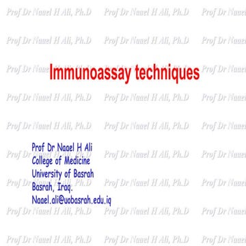 Immunoassay | PPTX