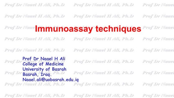 Immunoassay | PPT
