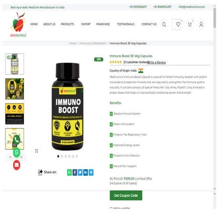 Immuno Boost 30 Veg Immunity System Boosting Capsules.pdf