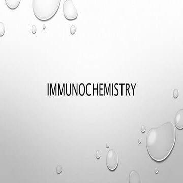 Immunochemistry-1.pptx | Biological Sciences | Science