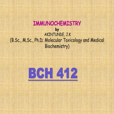 IMMUNOCHEMISTRY.pptx power point presentation | PPTX