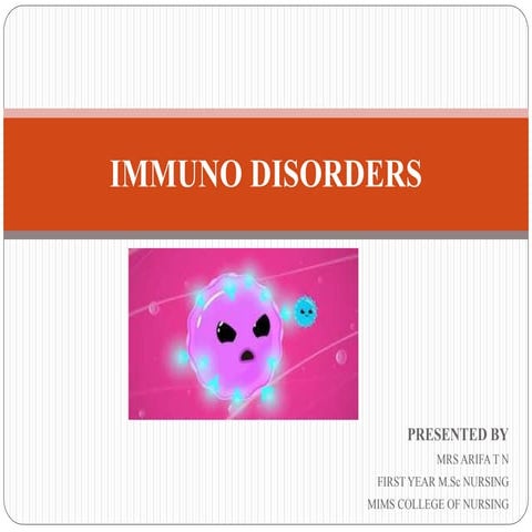 Immuno disorders | PPT