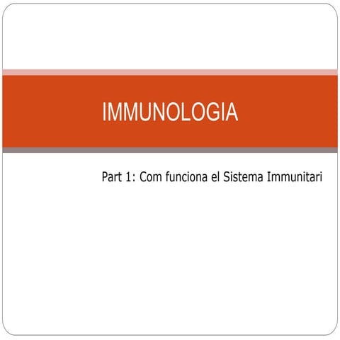 Immunologia | PPTX