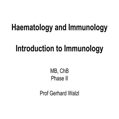 Immunology | PPT