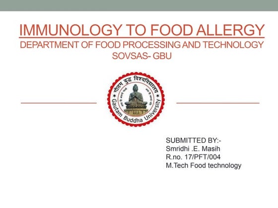 Food Allergen Awareness Training | PPT