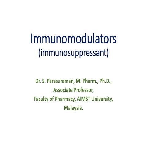 Immunomodulators - 2.pptx