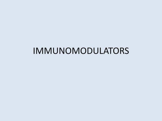 immunostimulants and immunosupprasants.pptx