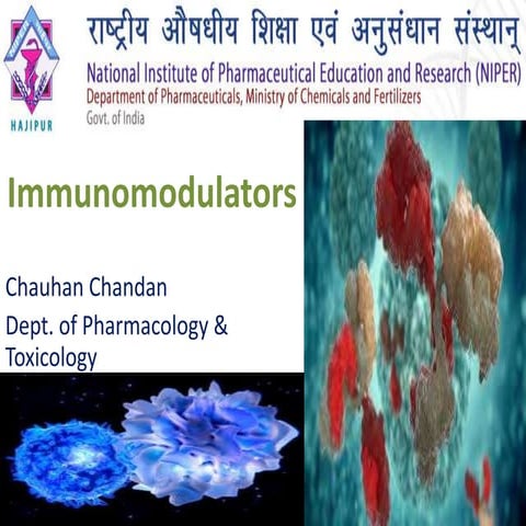 Immunomodulators | PPTX | Chemistry | Science