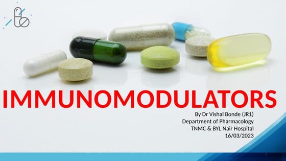 Immunostimulants & immunosuppressants | PPT