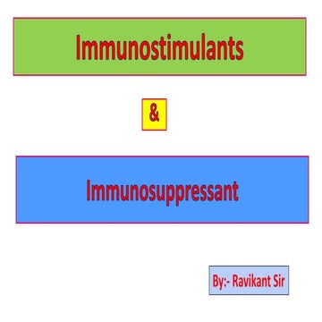 immunostimulants and immunosupprasants.pptx