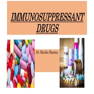 IMMUNOSUPPRESSANT DRUGS.pptx