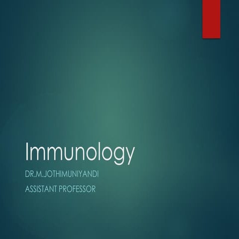 Immunotechnology - by Dr.M.Jothimuniyandi | PPTX