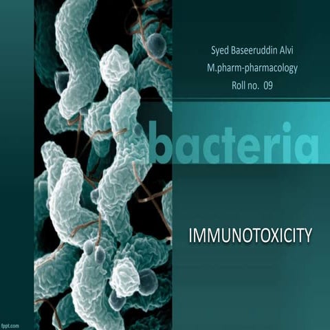 Immunotoxicity | PPTX