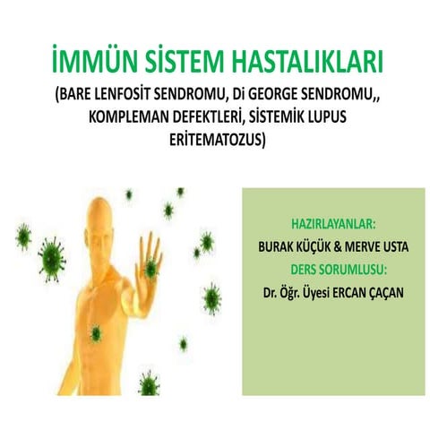 İmmün Sistem Hastalıkları / Oto-immünite | PPTX