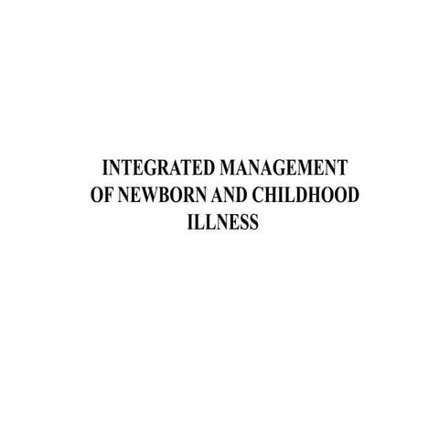 Integrated management of newborn child I | PPTX