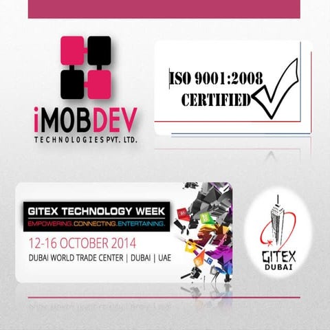 I mobdev plans huge participation at gitex technology week dubai, 2014 | PDF
