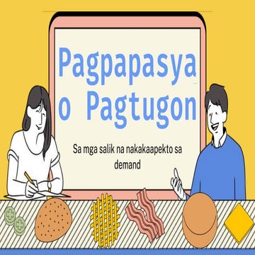 Salik sa demand na nakakaapekto sa pamumuhay | PPTX