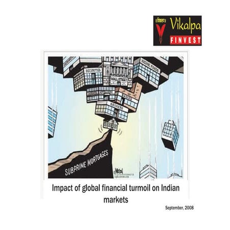 Impact On Global Financial Turmoil On Indian Markets | PDF