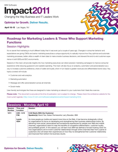 Impact TV 2011 Channel Guide | PDF