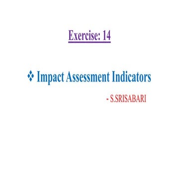 Impact Assessment Indicator.pptx