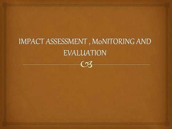 Socio economic impact analysis | PPT