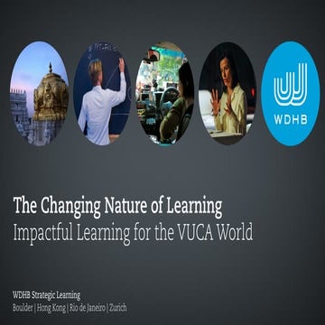 Wdhb Impactful Learning In The Vuca World Ppt
