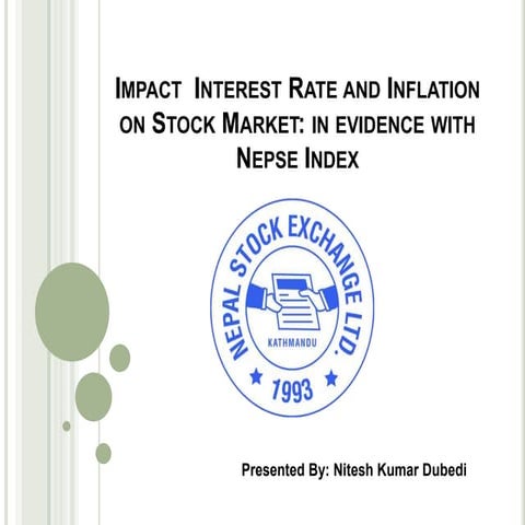 Impact interest rate and inflation on stock market | PPTX