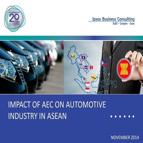 Impact of AEC on Automotive Industry in ASEAN | PDF